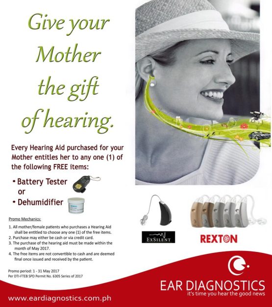 Mother’s Day Promo! | Ear Diagnostics Inc.